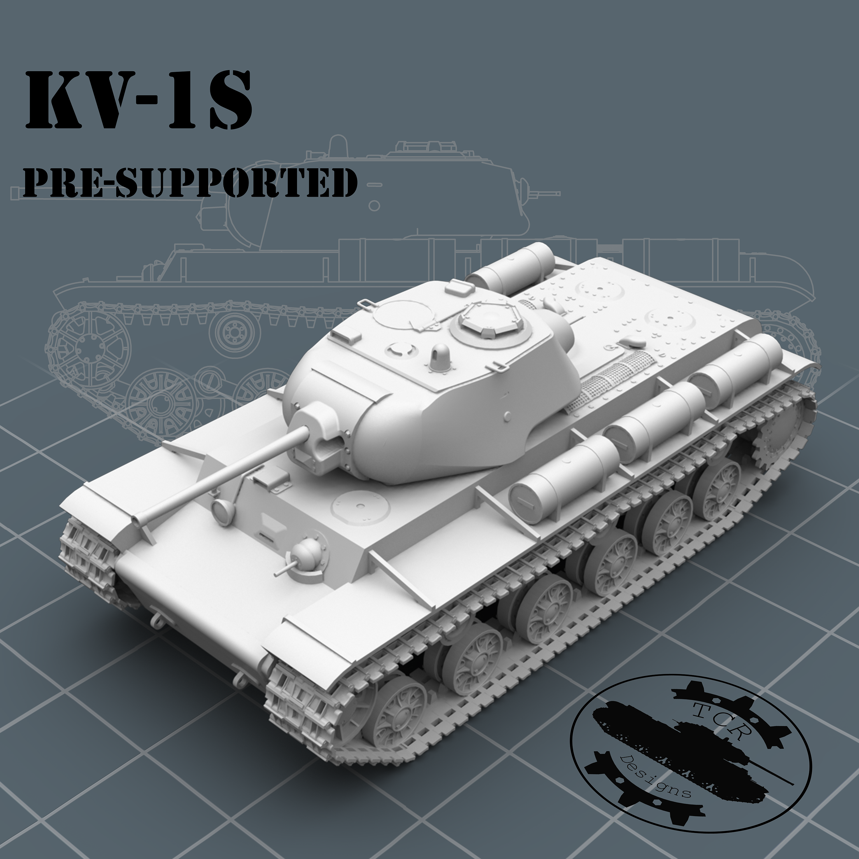 KV-1S Heavy Tank by TCR Designs - Wargaming3D